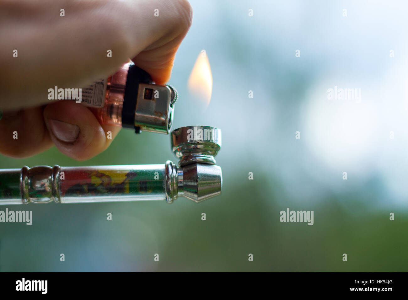 marijuana smoking pipe Stock Photo - Alamy