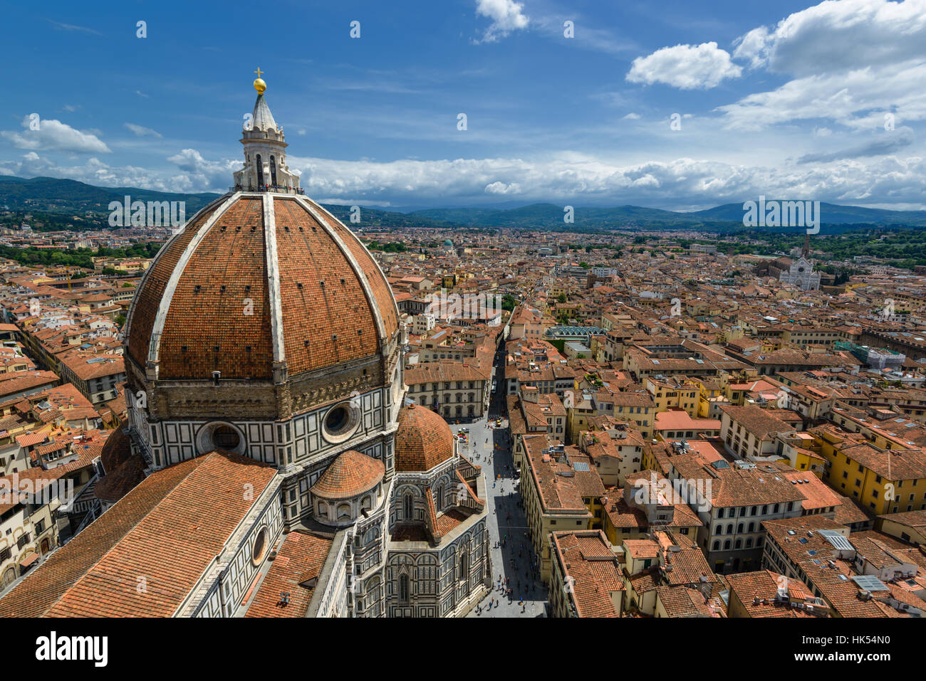 florence from above Stock Photo - Alamy