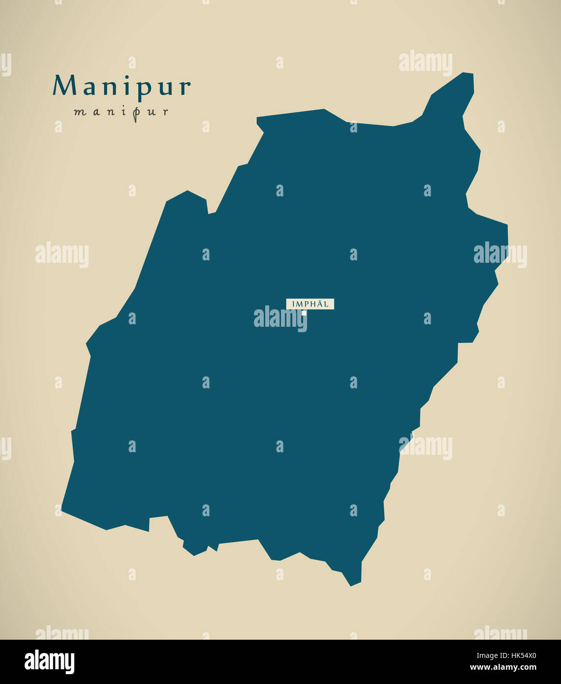 Manipur map hi-res stock photography and images - Alamy