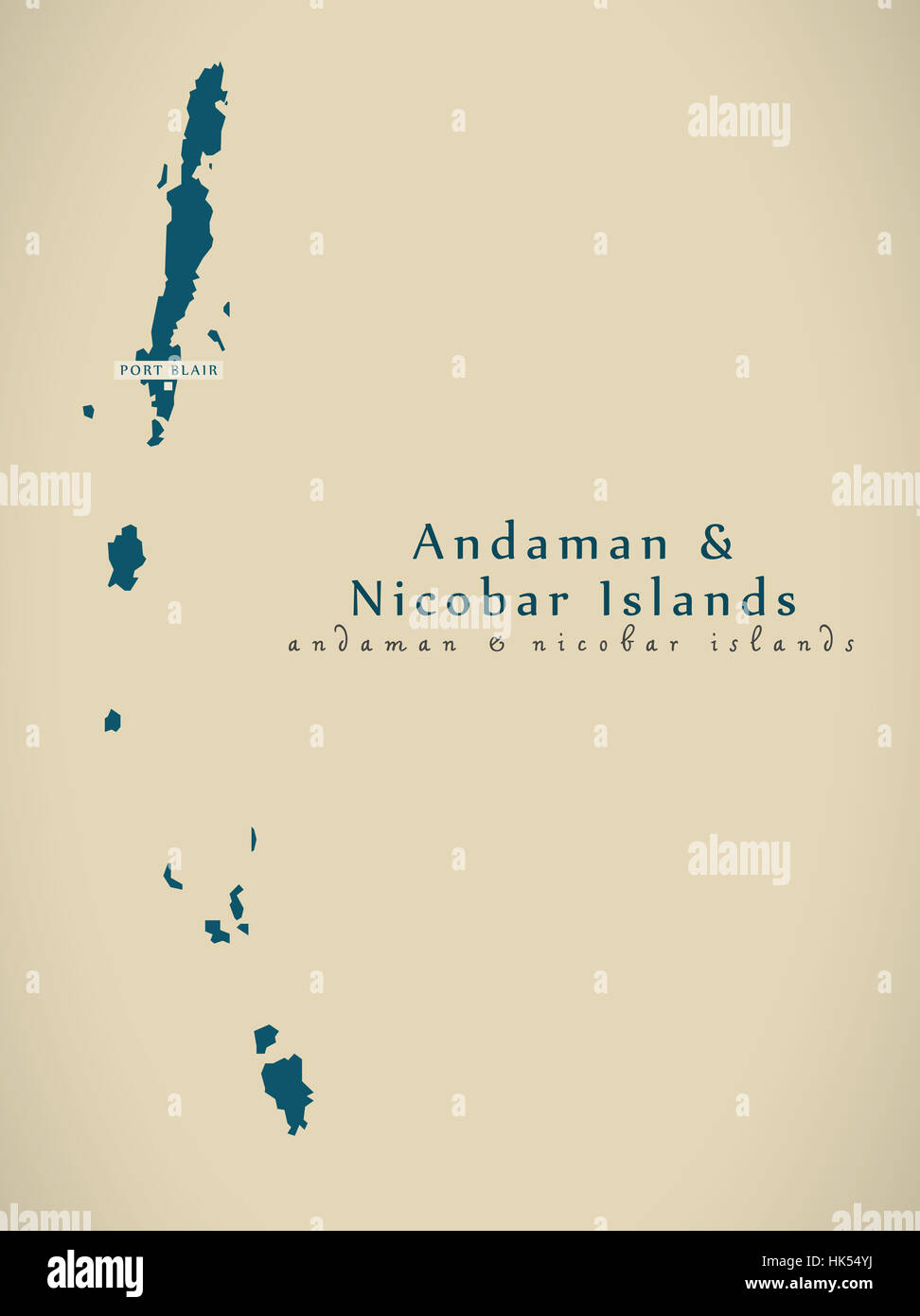 Andaman and nicobar islands map hi-res stock photography and images - Alamy