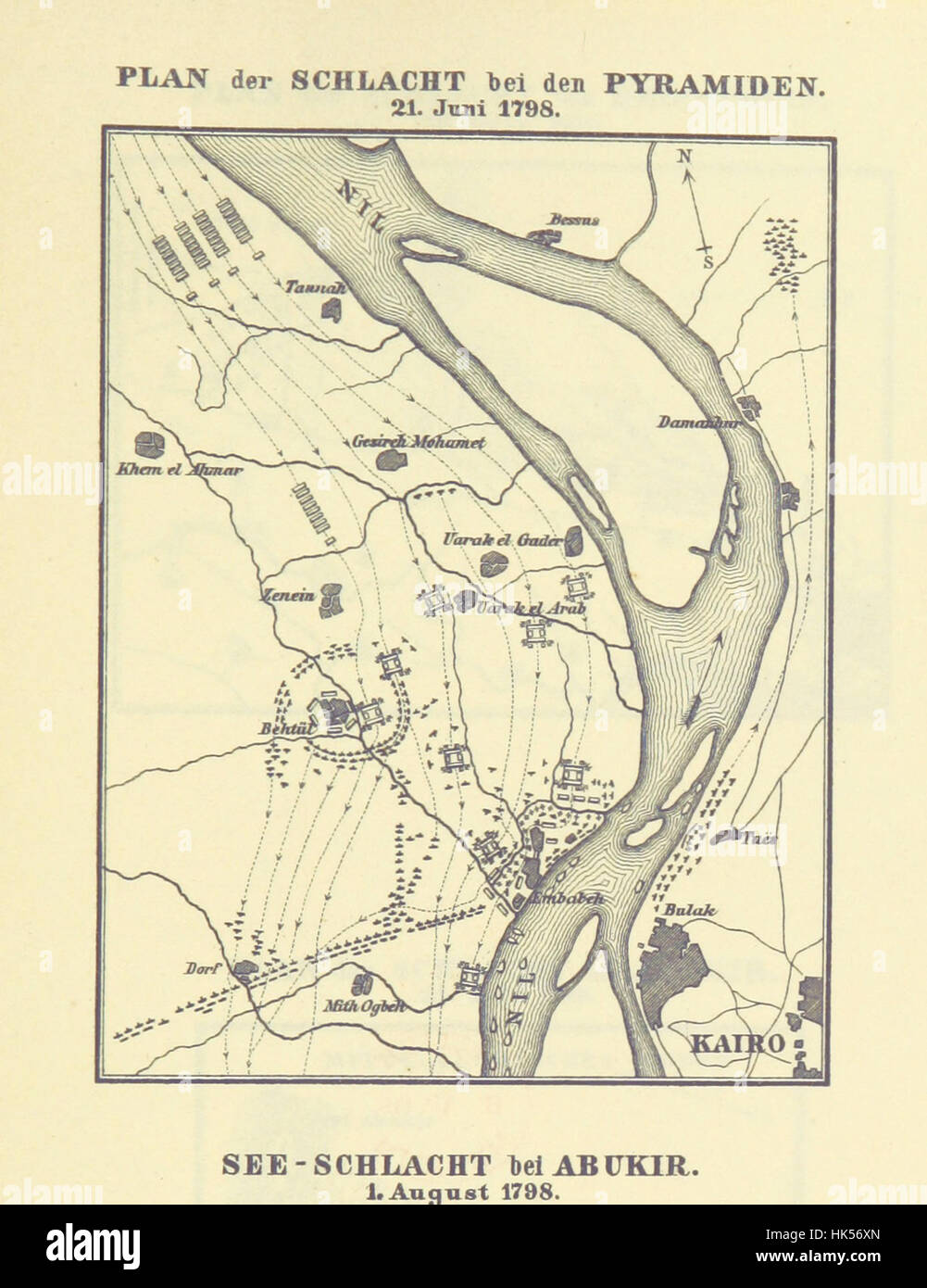 An image from 'Allgemeine Kriegsgeschichte,' a comprehensive history of warfare throughout ...