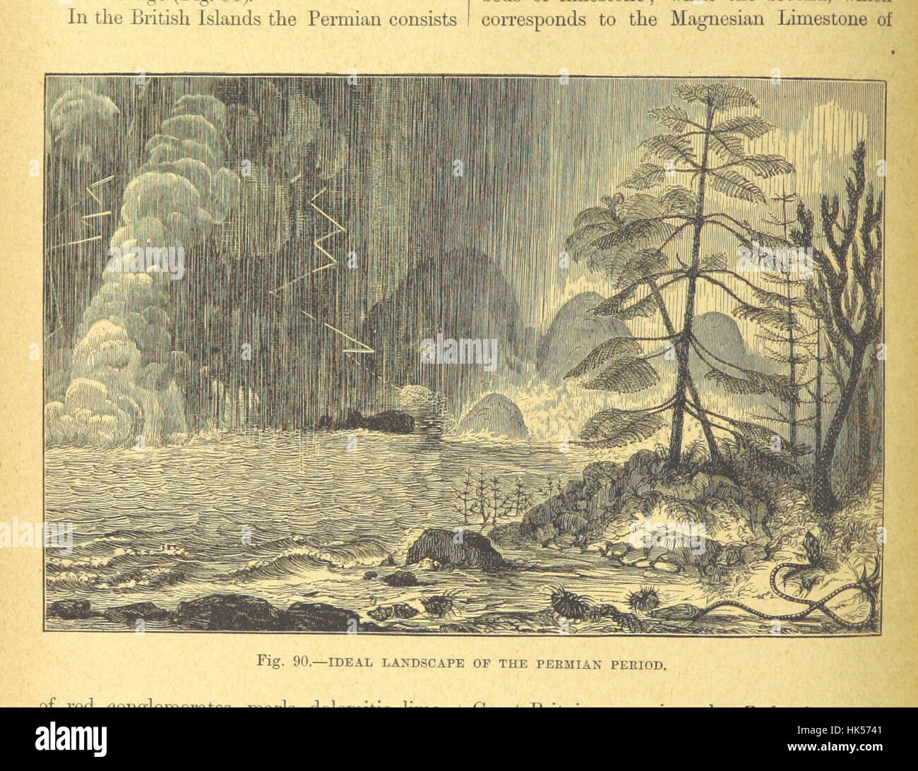 Image from the treatise 'Our Earth and its Story,' focusing on physical ...