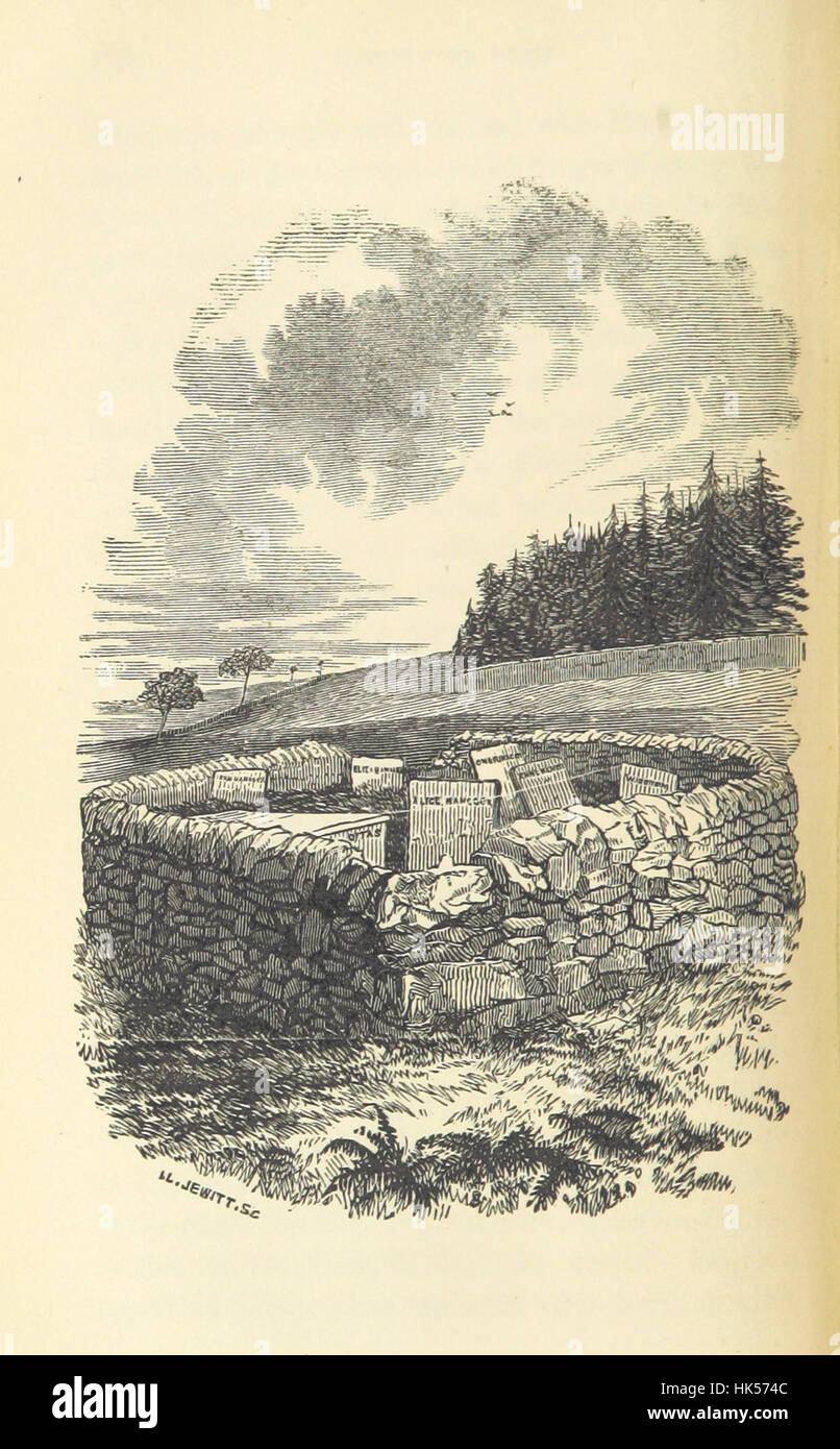 The image is from 'The History and Antiquities of Eyam', focusing on ...