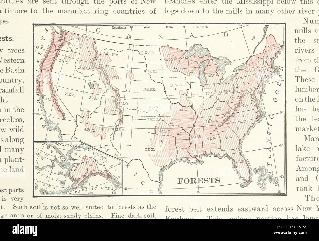Western united states road map hi-res stock photography and images - Alamy