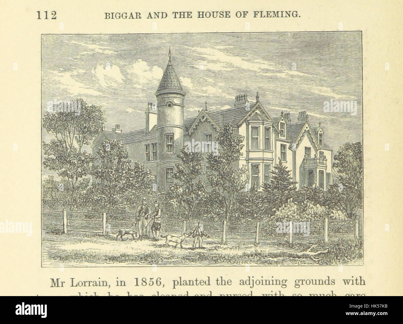 Biggar map hi-res stock photography and images - Alamy