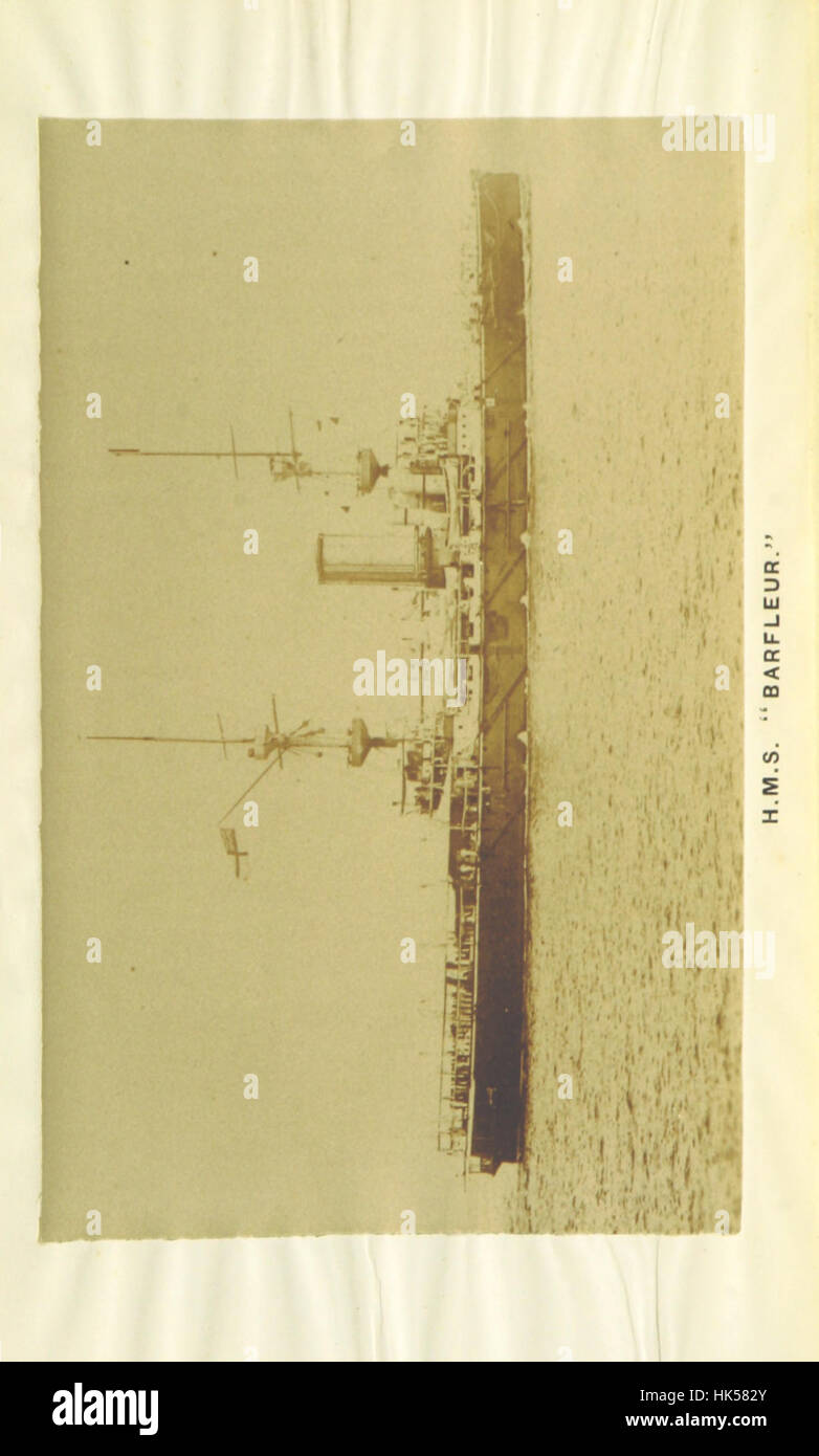 An image depicting the naval activities of H.M.S. Barfleur during its ...