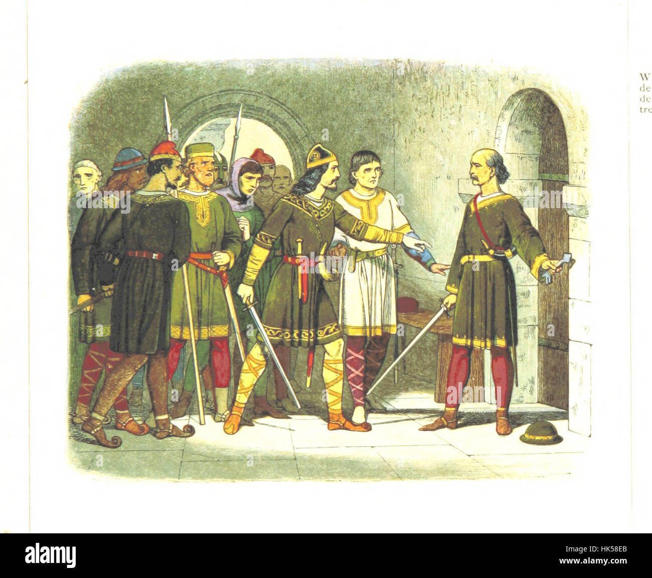 An illustration from 'A Chronicle of England B.C. 55-A.D. 1485 ...