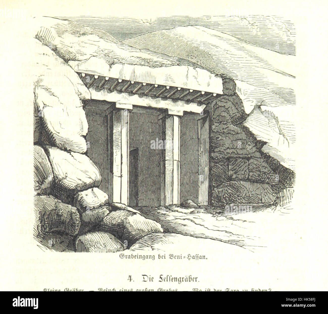 This image from 'Das alte Wunderland der Pyramiden' presents ...