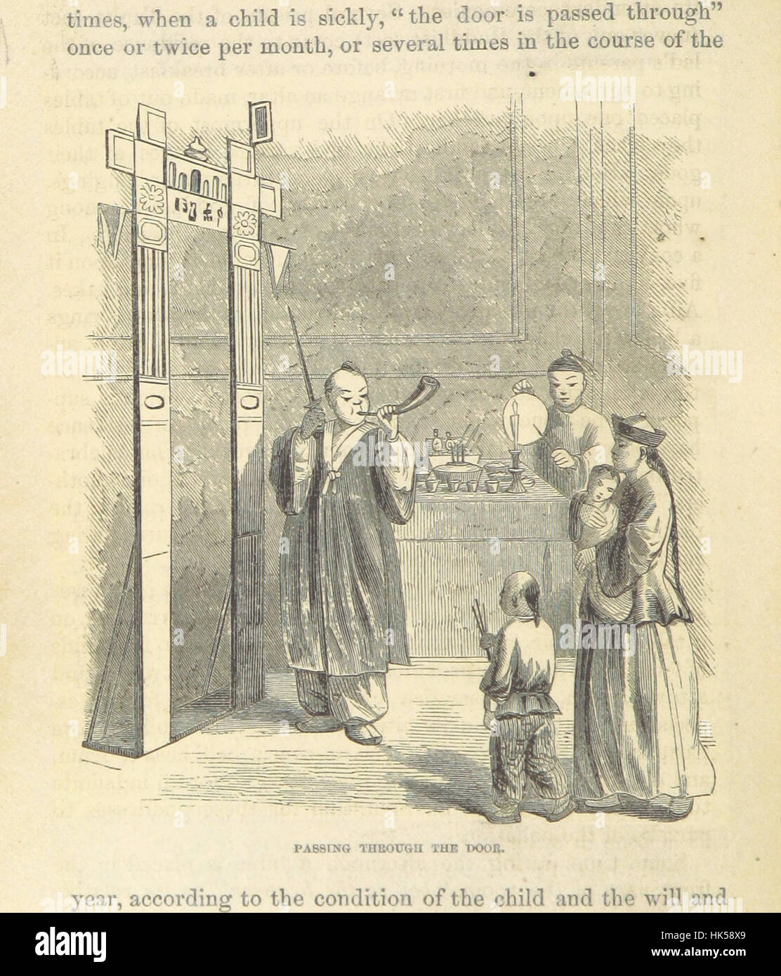 Illustration from 'Social Life of the Chinese', depicting the various ...