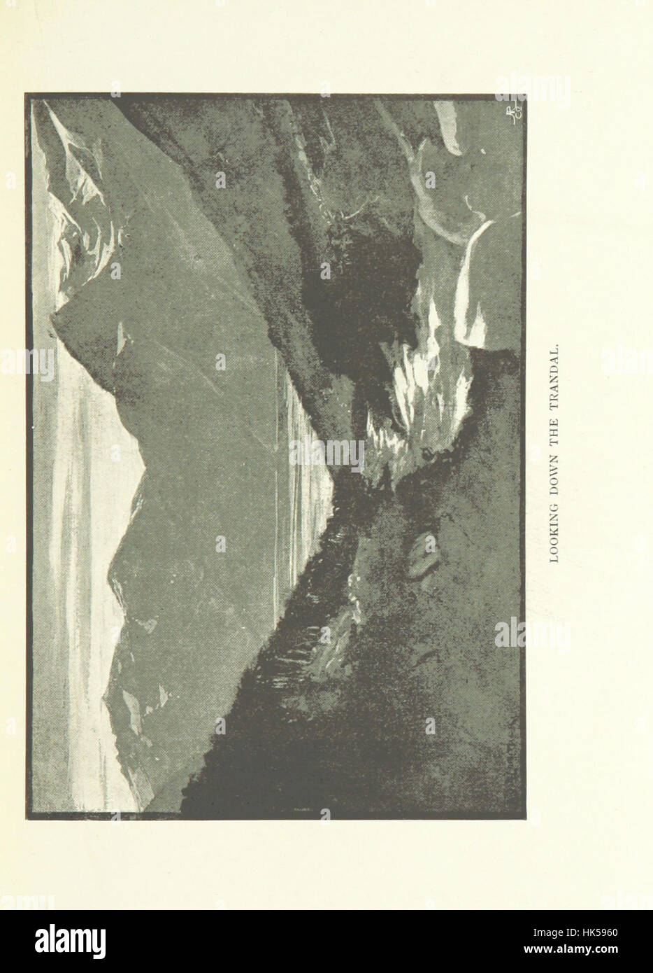 Illustration from 'New Climbs in Norway', depicting ascents in the ...