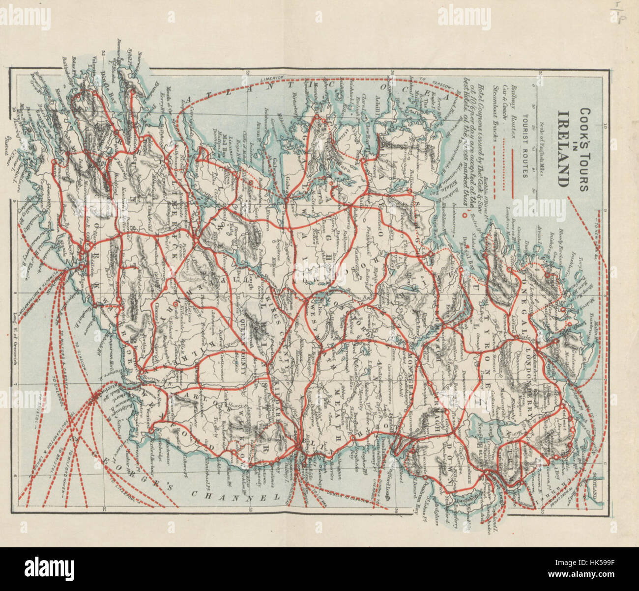 Image from 'Guide to Ireland' showing a detailed illustration of Irish ...
