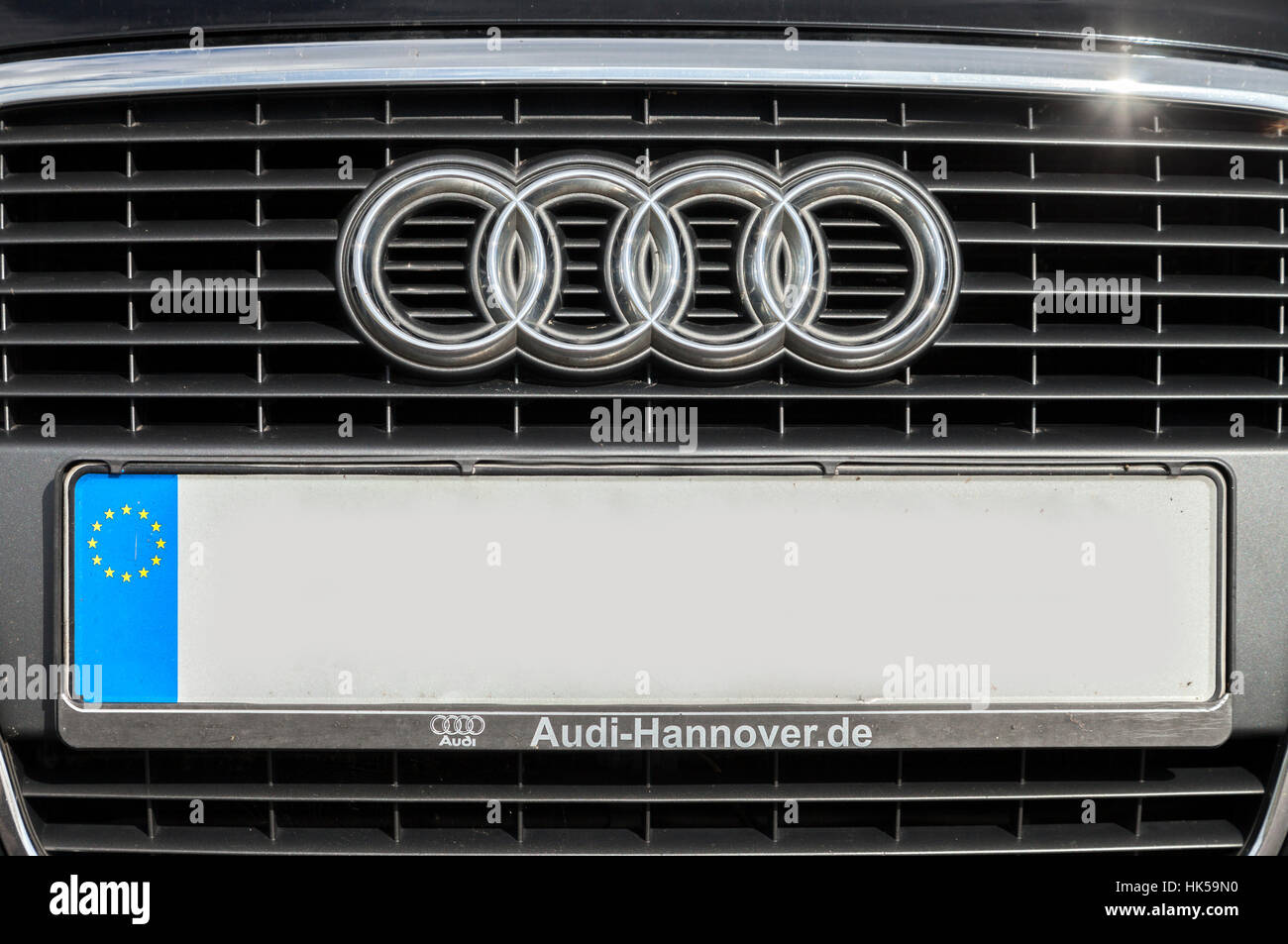 Four rings logo german car hi-res stock photography and images - Alamy
