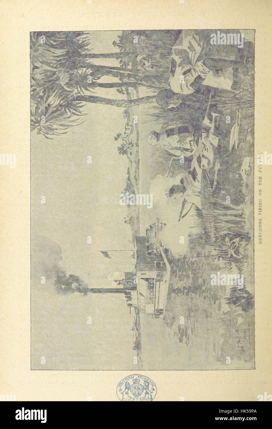 Image from 'The Wars of the 'Nineties,' illustrating a military ...