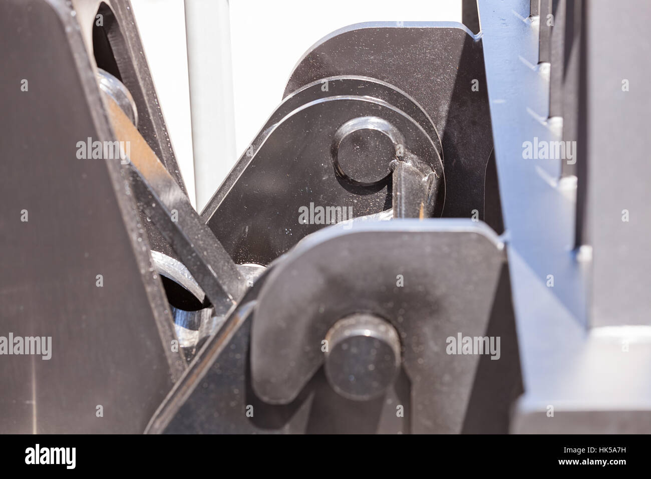 parts of machinery for the construction industry, note shallow depth of ...