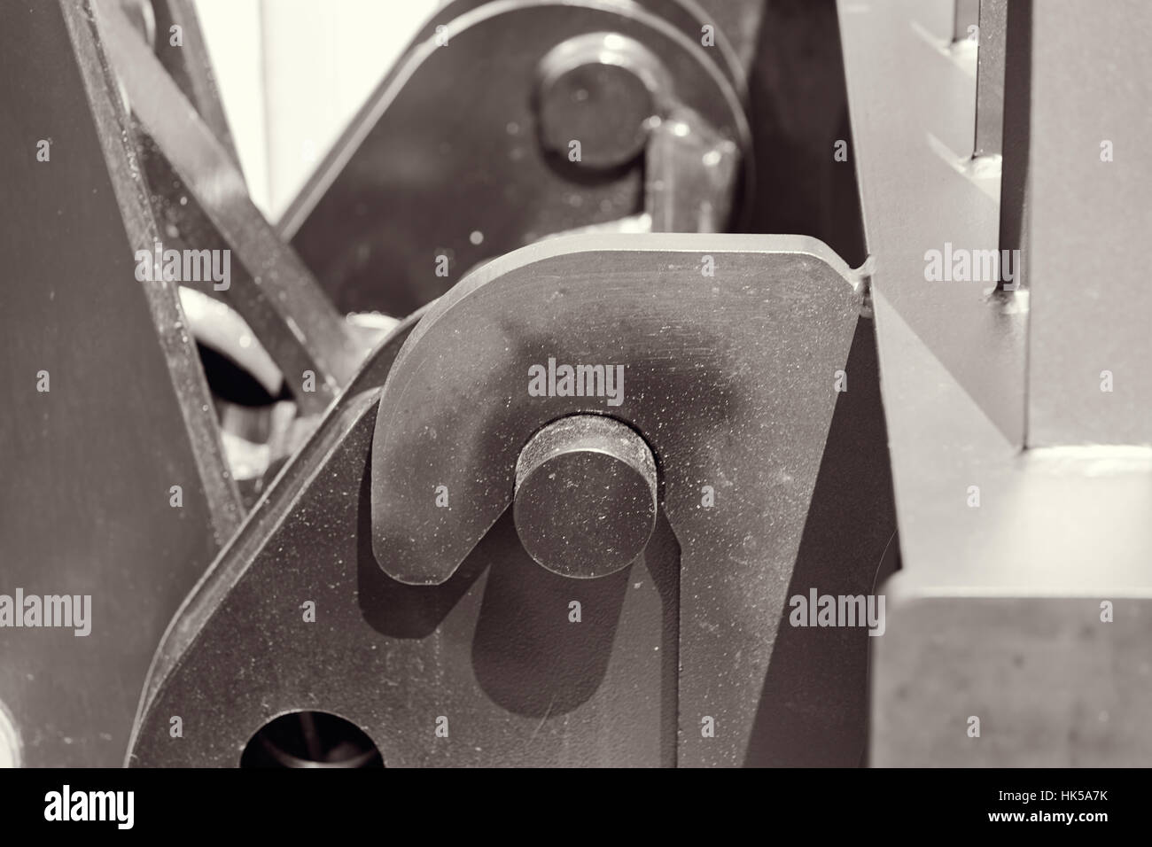 parts of machinery for the construction industry, note shallow depth of ...