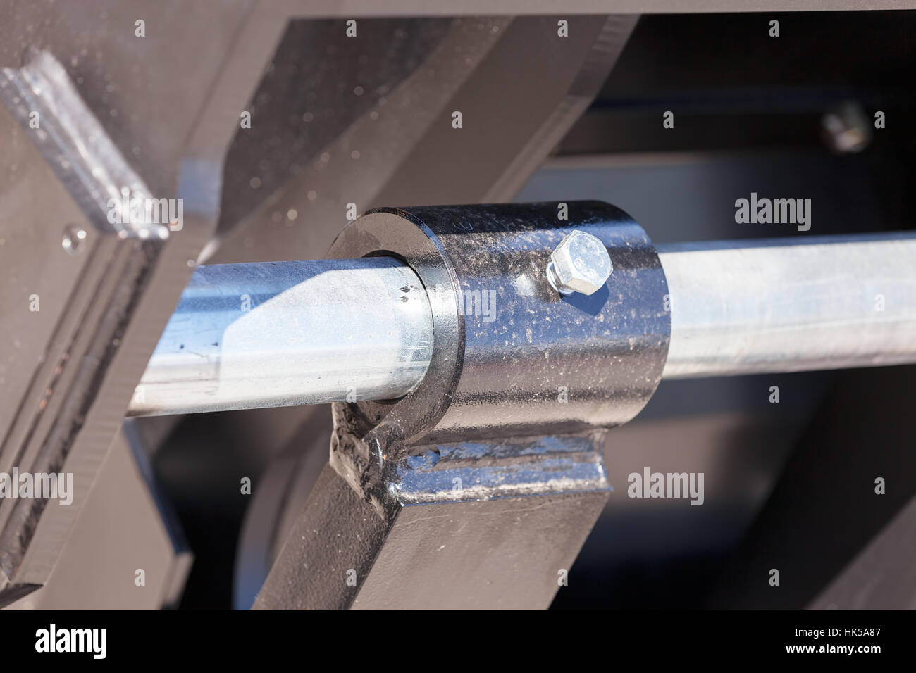 parts of machinery for the construction industry, note shallow depth of ...