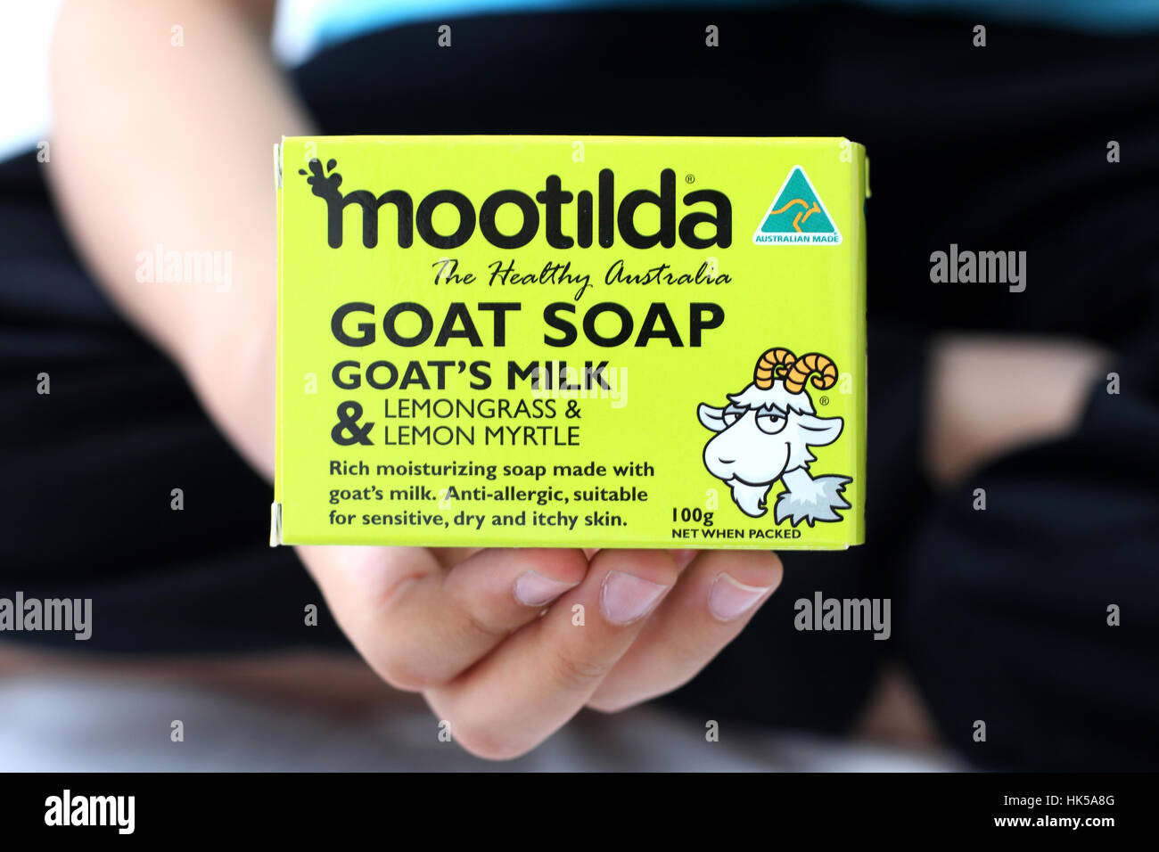 Australian Mootilda Goat Soap made of Goat's milk and Lemongrass and ...