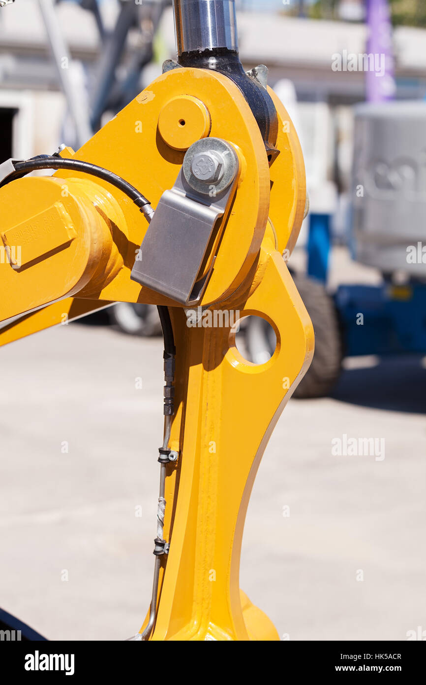 parts of machinery for the construction industry, note shallow depth of ...