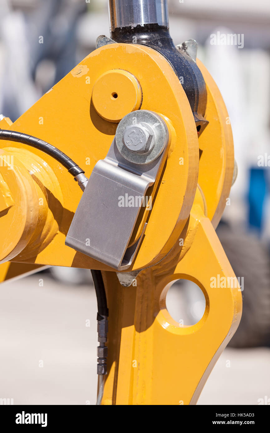 parts of machinery for the construction industry, note shallow depth of ...