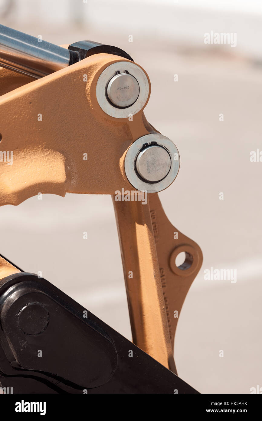 parts of machinery for the construction industry, note shallow depth of ...
