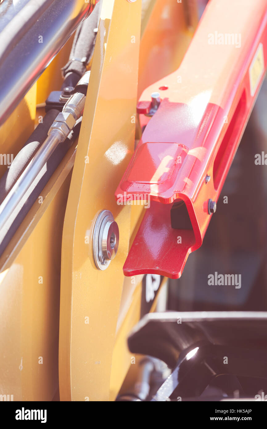 parts of machinery for the construction industry, note shallow depth of ...