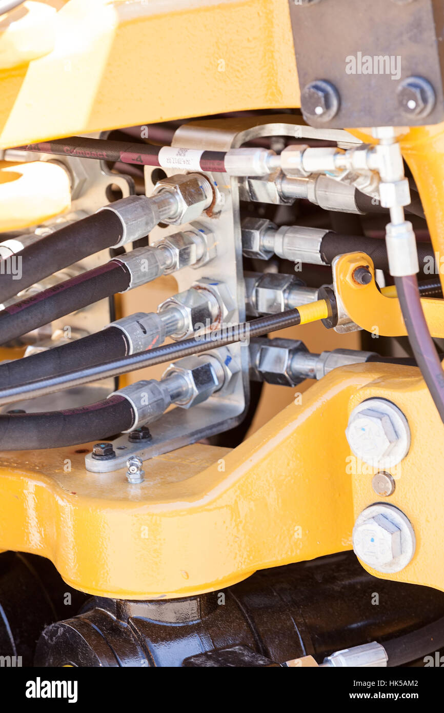 parts of machinery for the construction industry, note shallow depth of ...