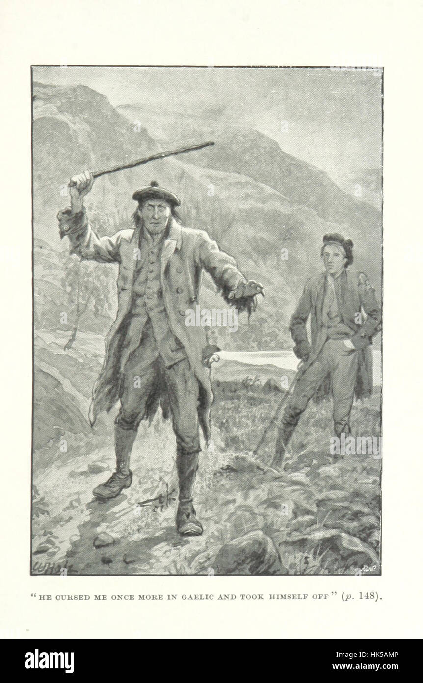 Image taken from page 177 of 'Kidnapped' showing a key illustration ...