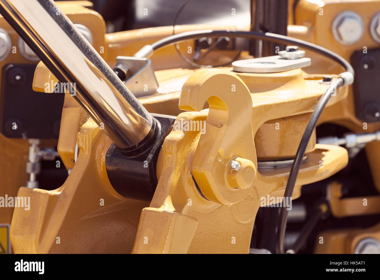 parts of machinery for the construction industry, note shallow depth of ...