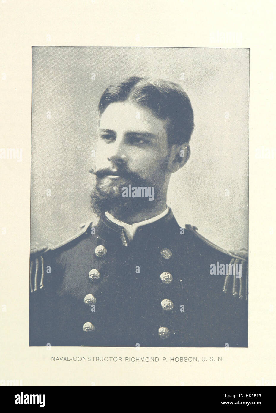 An illustration from 'History of the Spanish-American War', showcasing ...