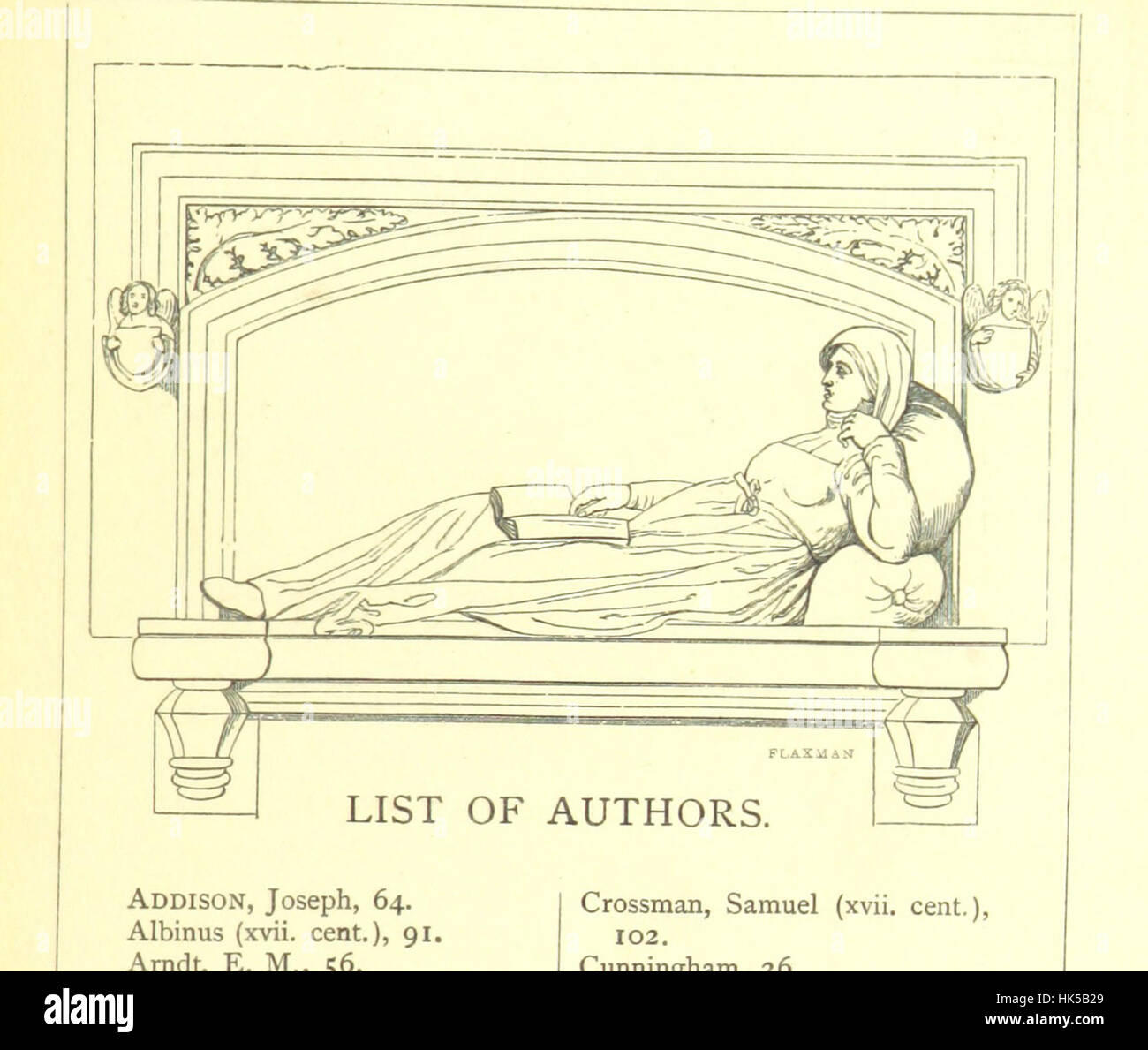Illustration from 'Mottoes for Monuments', featuring epitaphs and ...
