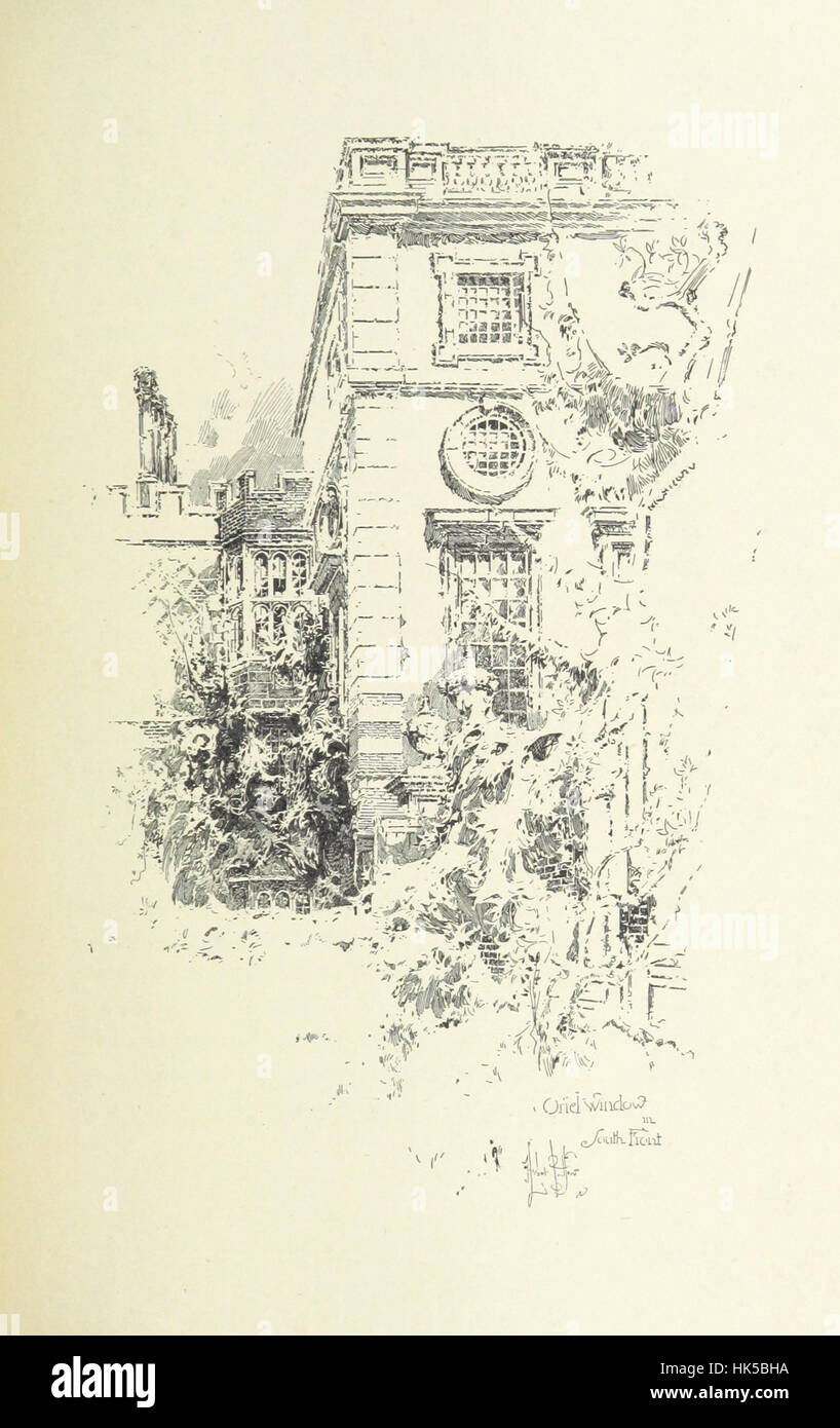 Illustration from 'Hampton Court,' page 181, showcasing detailed ...