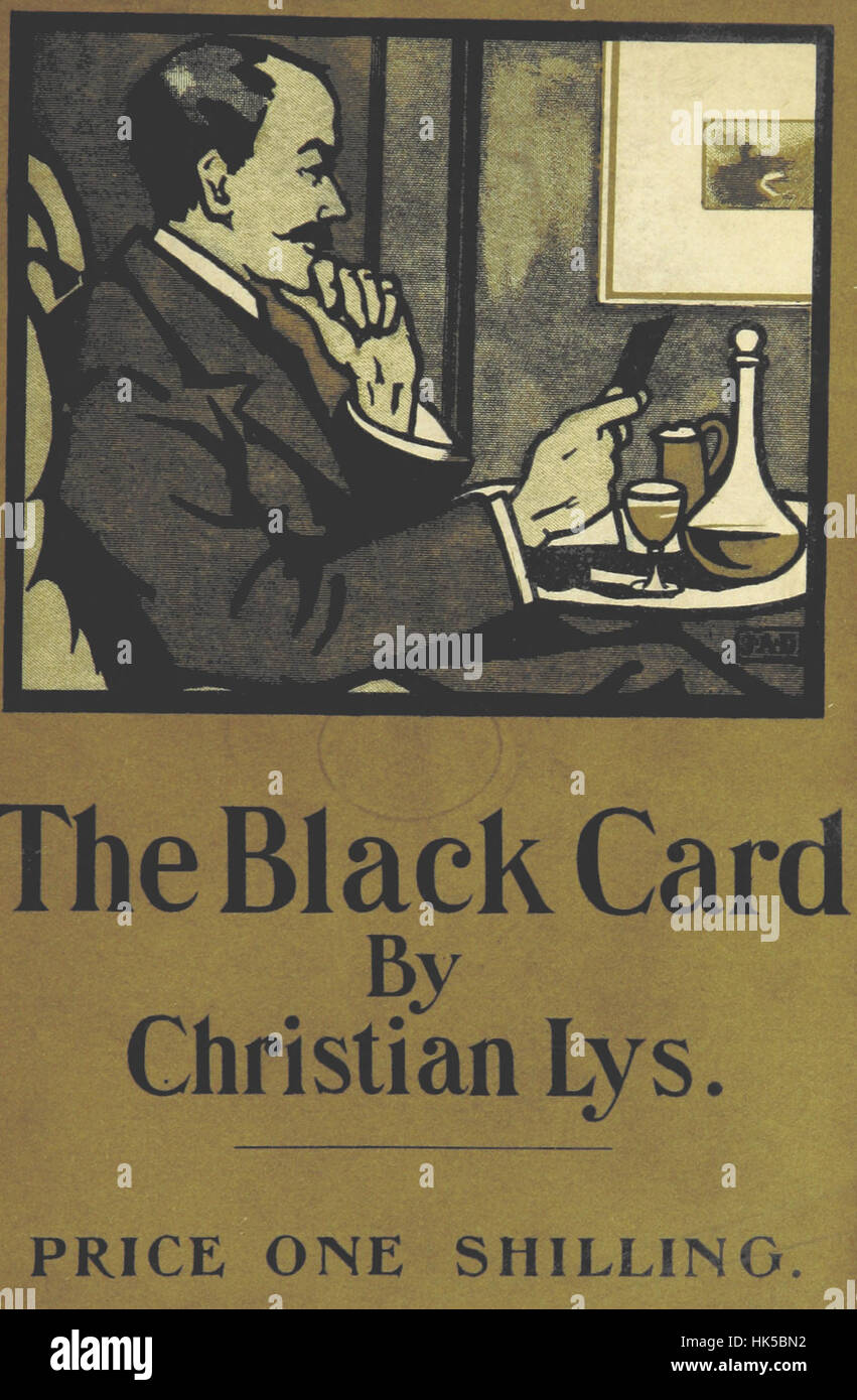 Illustration from page 181 of 'The Black Card', depicting scenes from ...