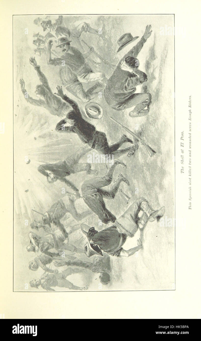 Illustration from 'The Story of the Rough Riders', depicting the 1st U ...
