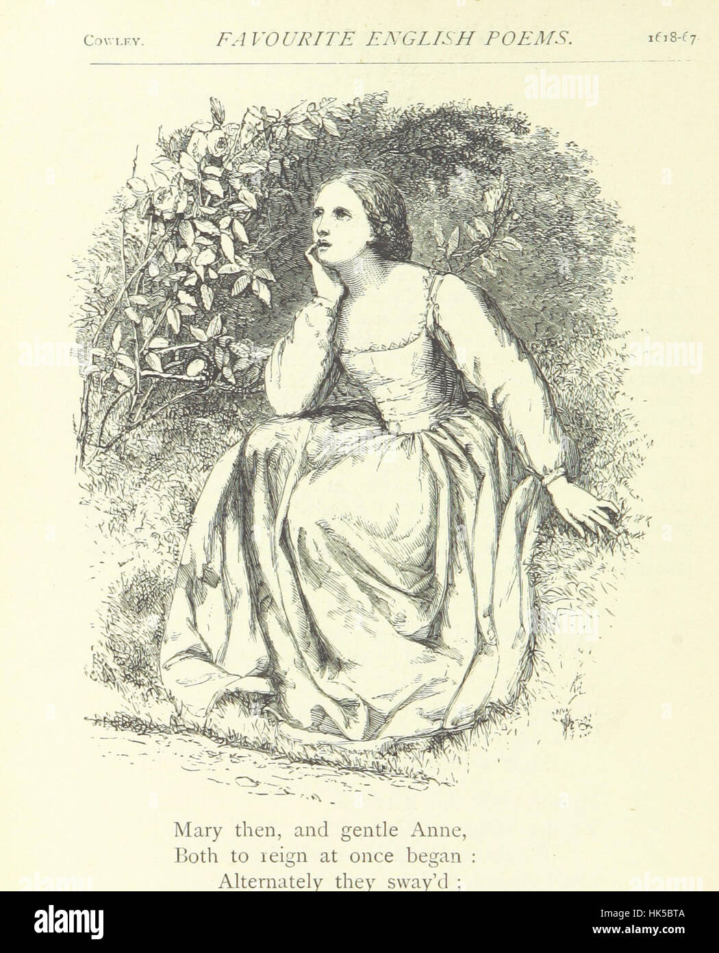 Image from 'Favourite English Poems and Poets,' illustrating poems with ...