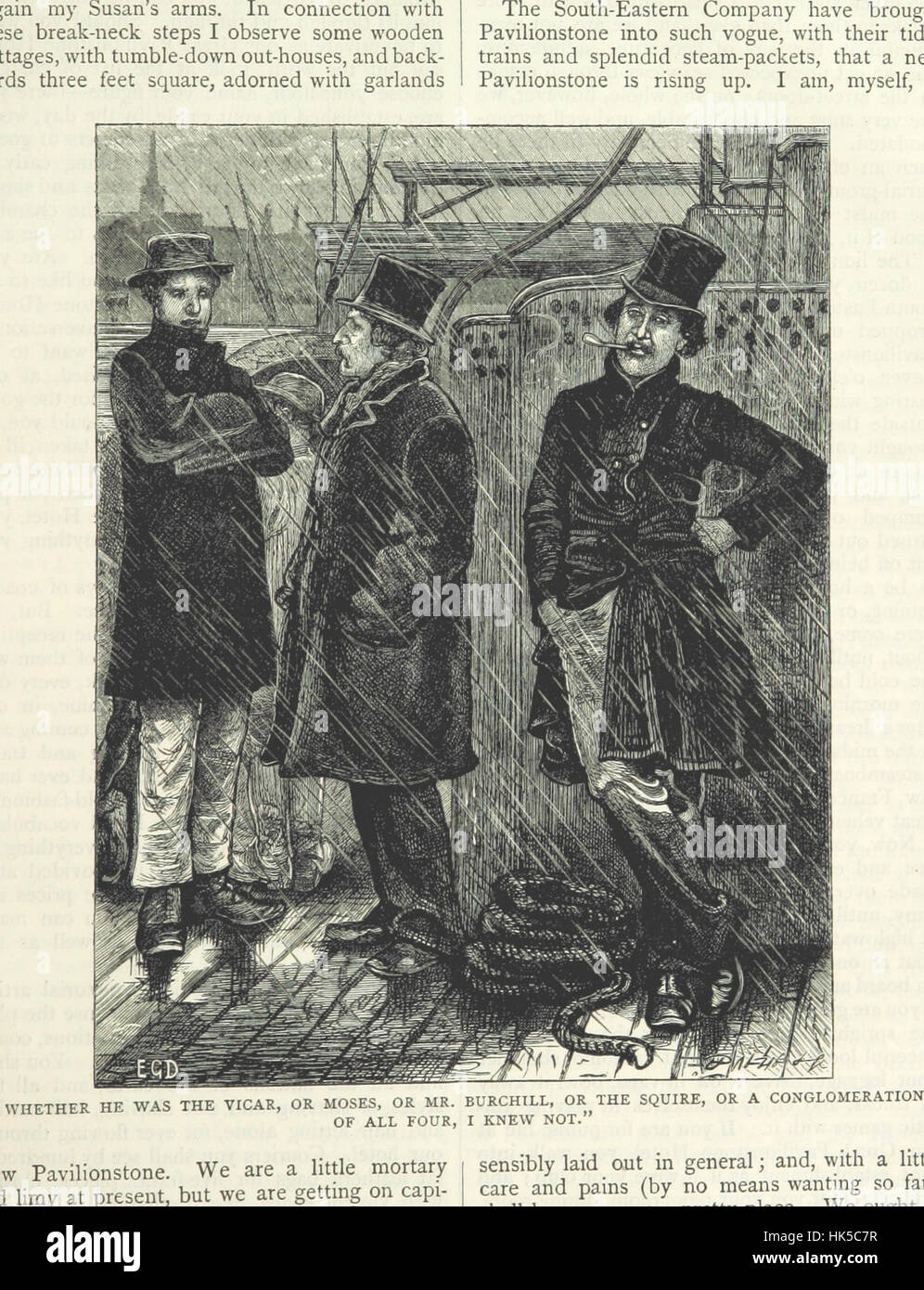 An illustration from 'The Works of Charles Dickens,' featuring a scene ...