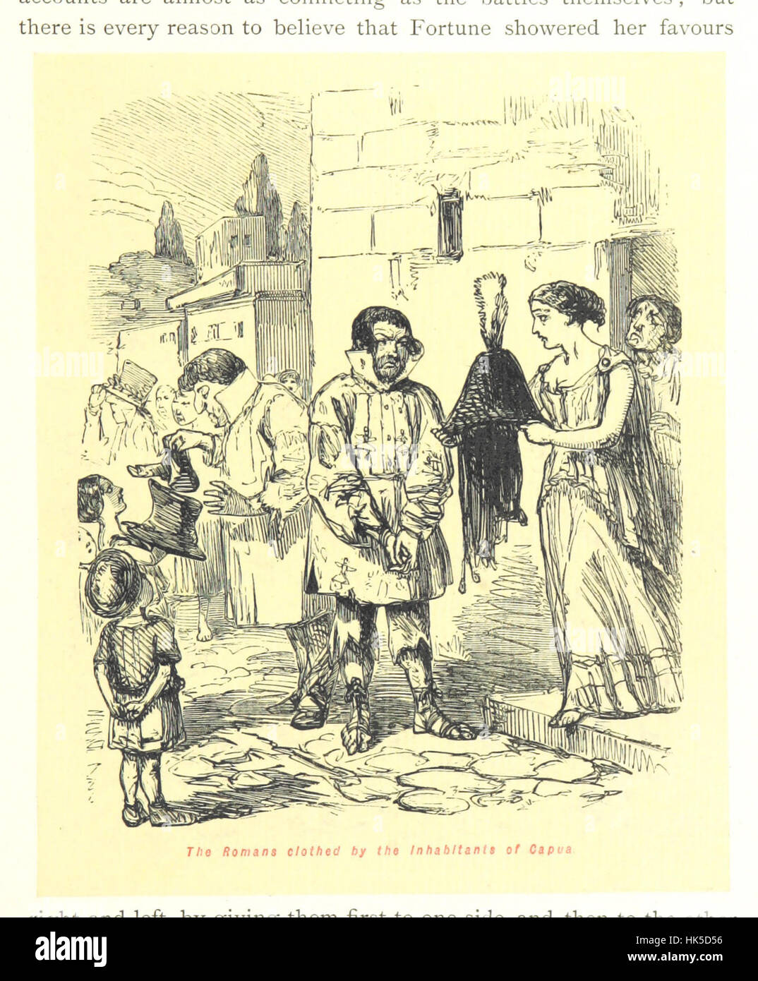 The image from page 187 of 'The Comic History of Rome' illustrated by ...
