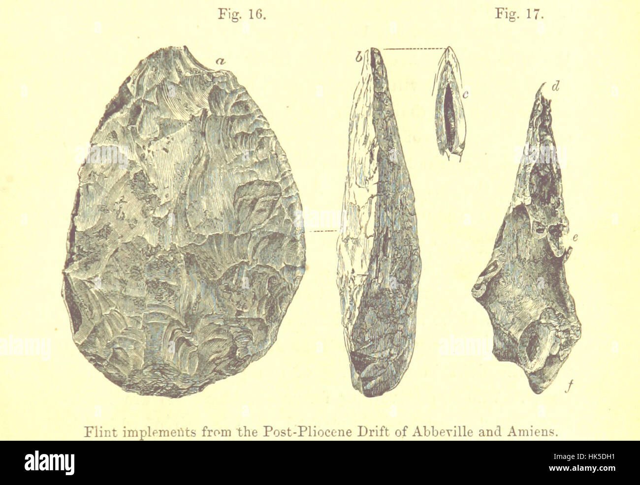 Illustration from 'The Geological Evidences of the Antiquity of Man ...