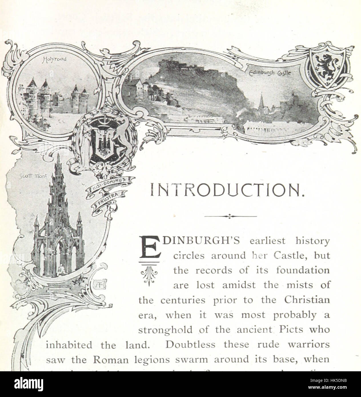 Image from 'Picturesque Edinburgh' featuring illustrations and maps ...