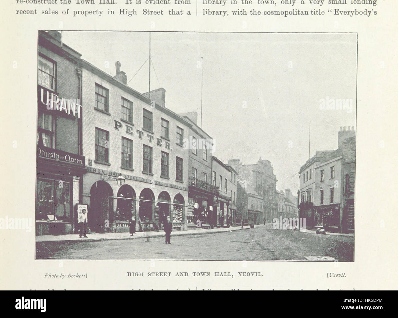 Map of yeovil hi-res stock photography and images - Alamy
