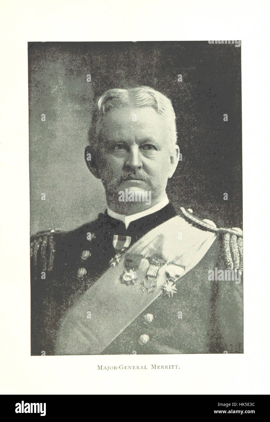 Illustration from 'History up to Date,' showing the war of 1898 between ...