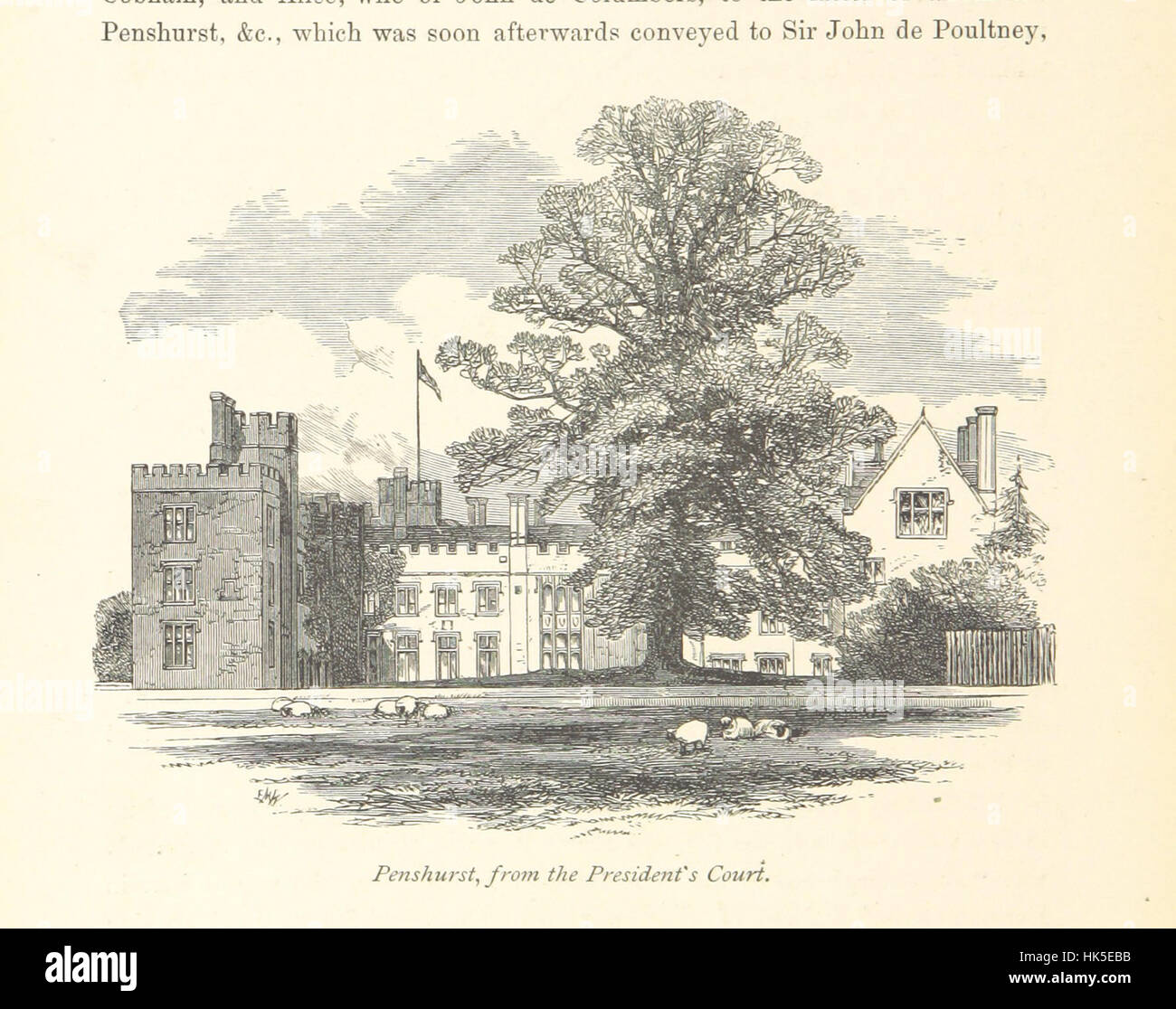 Image from 'The Stately Homes of England,' featuring illustrations of ...