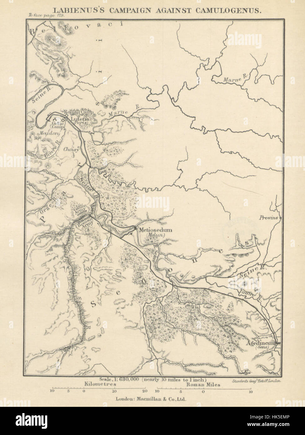 Image from 'César's Conquest of Gaul', depicting scenes from Julius ...