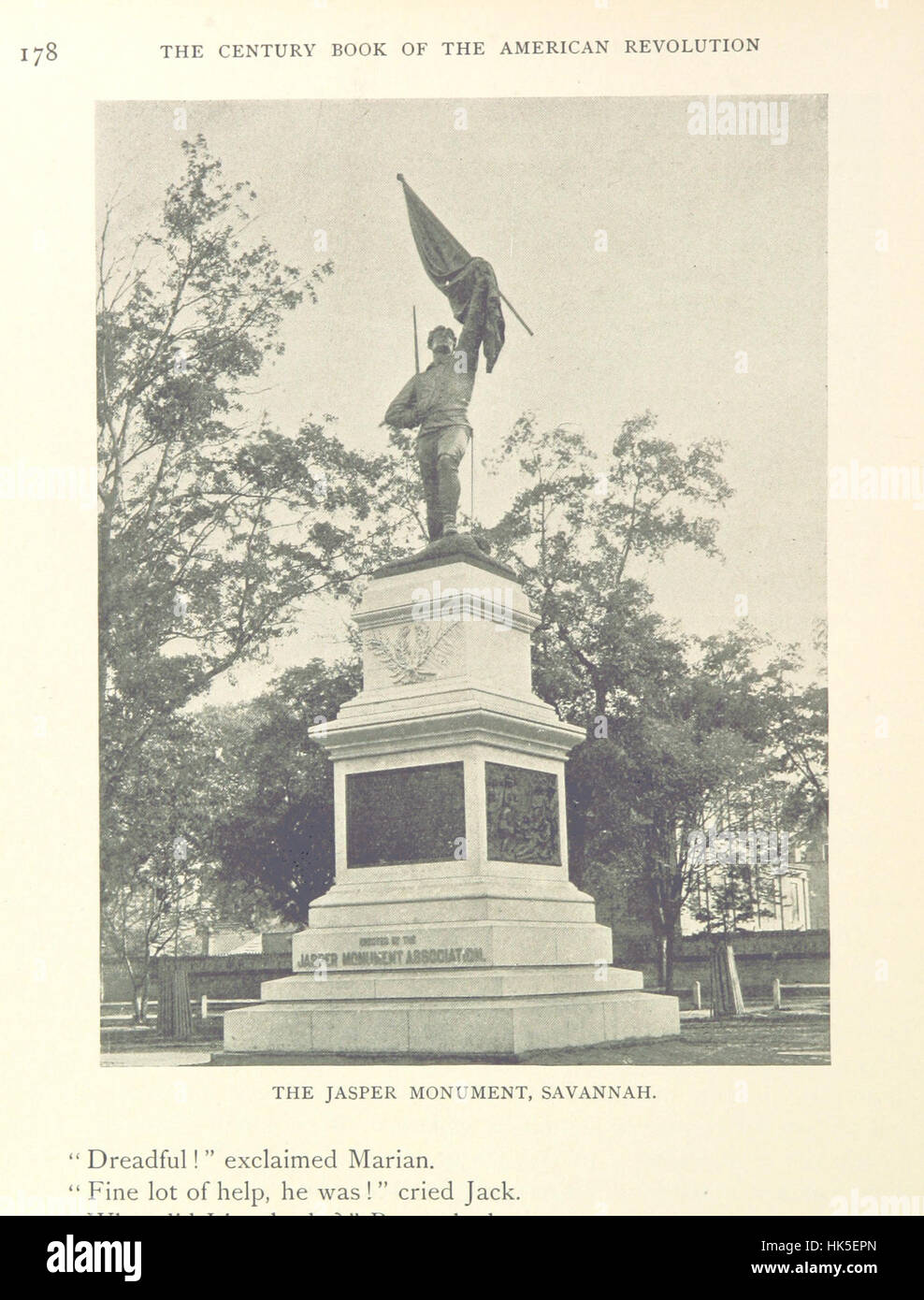 An illustration from 'The Century Book of the American Revolution ...