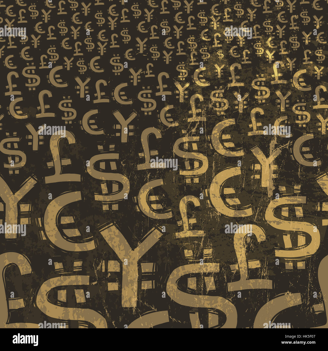 Yen sign dollar sign english hi-res stock photography and images - Alamy