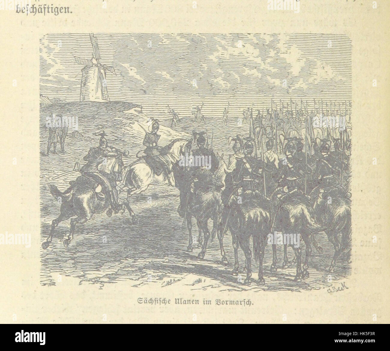 An illustration from 'Das grosse Jahr 1870', a commemorative book ...