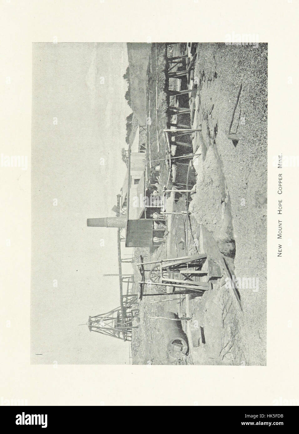 Illustration from 'The Copper-mining Industry,' showing the ...