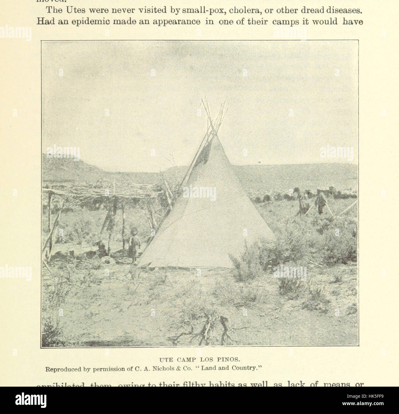 Photograph from 'Twenty Years Among Our Hostile Indians', showing an ...