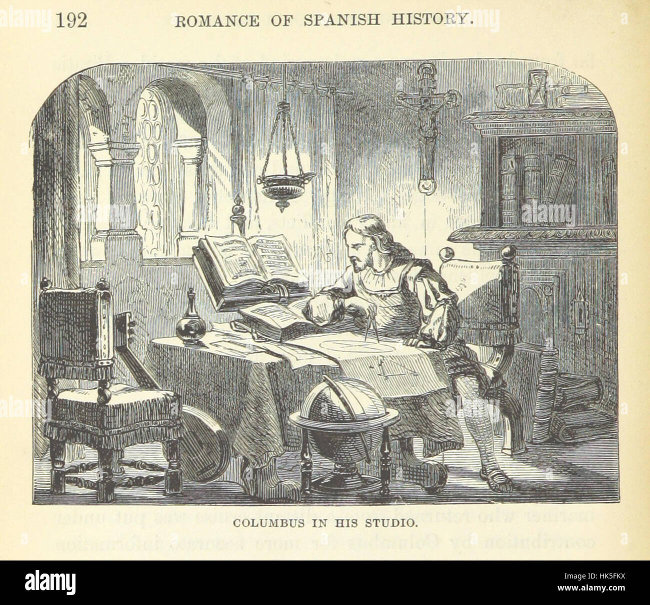 Image from 'The Romance of Spanish History,' illustrating key moments ...