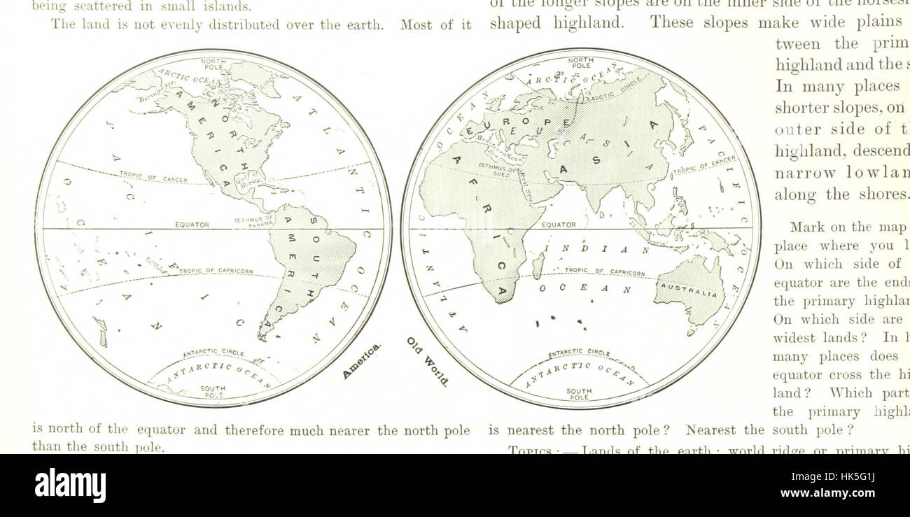 A book on advanced geography, focusing on geographical principles ...