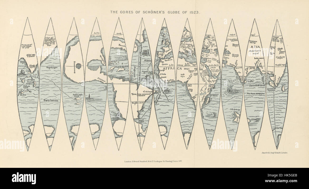 Image taken from 'The Evolution of Geography,' illustrating the history ...